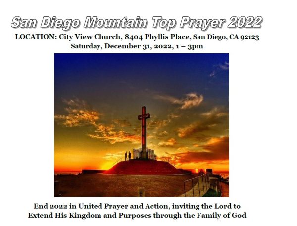 San Diego Mountain Top Prayer 2022 – Prayer Assist